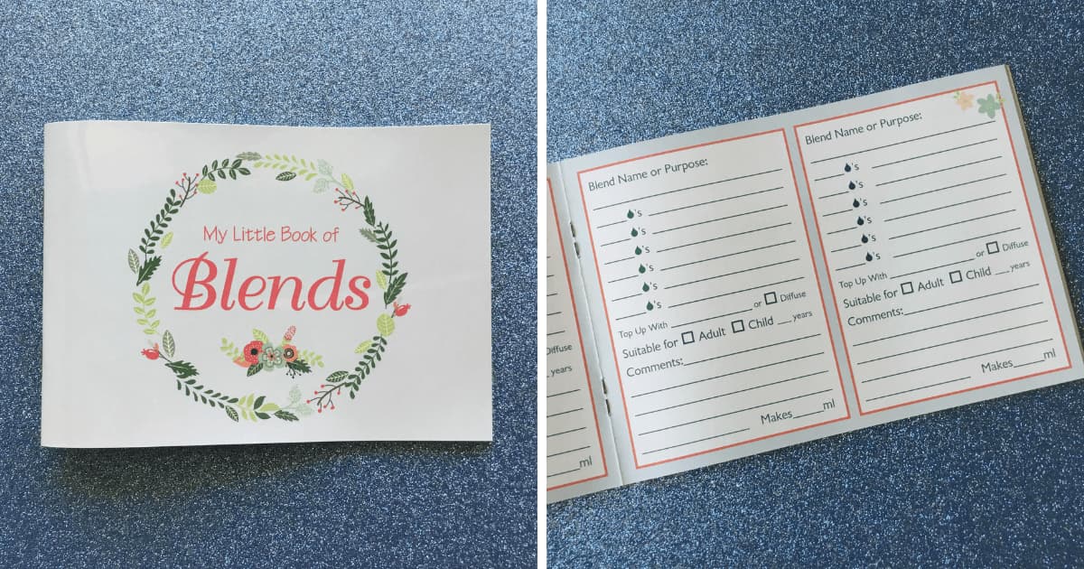 'My Little Book of Blends' Essential Oil Accessory