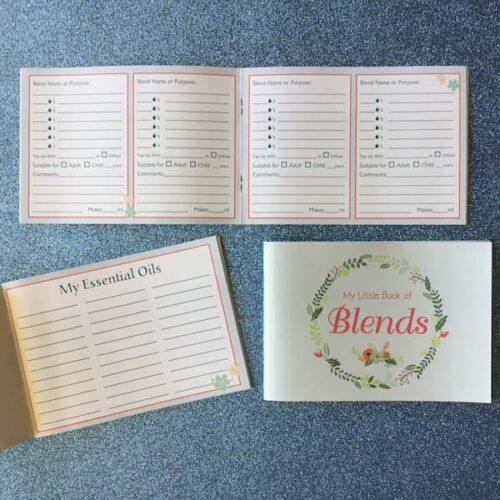 'My Little Book of Blends' Essential Oil Accessory